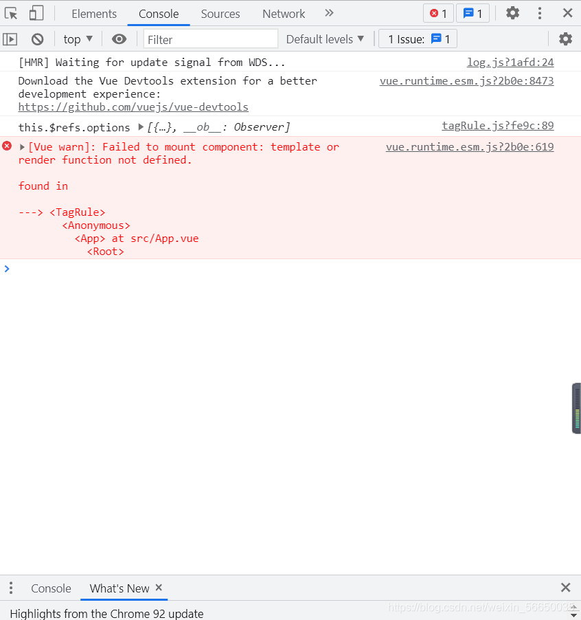 Component Is Missing Template Or Render Function