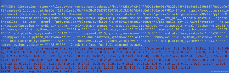 M1 MacBook Cannot Use Pip To Install Pandas How To Solve ProgrammerAH