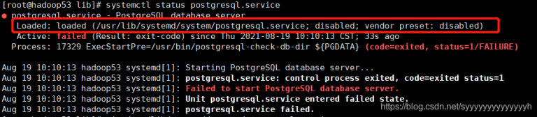  Solved Postgres Start Error Job For Postgresql service Failed Because The Control Process 