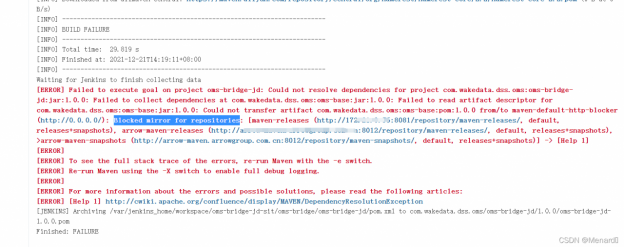 [Solved] Maven compile error: Blocked mirror for repositories | ProgrammerAH